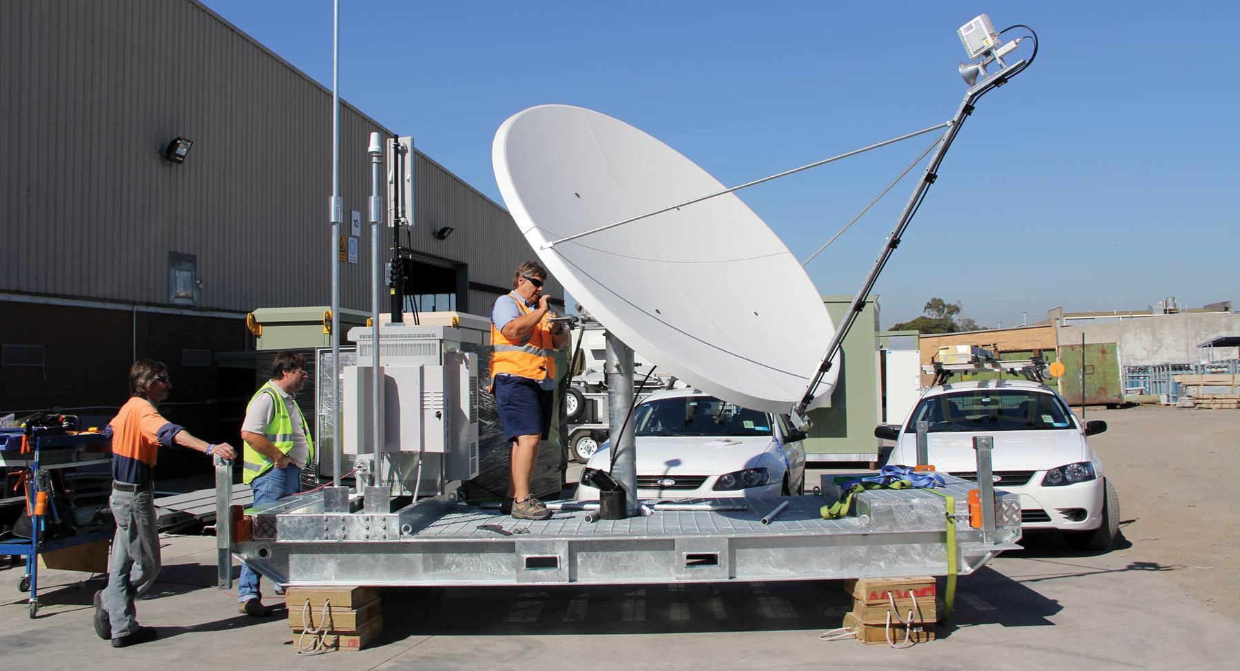 Satellite Skid | Transportable Satellite Communications